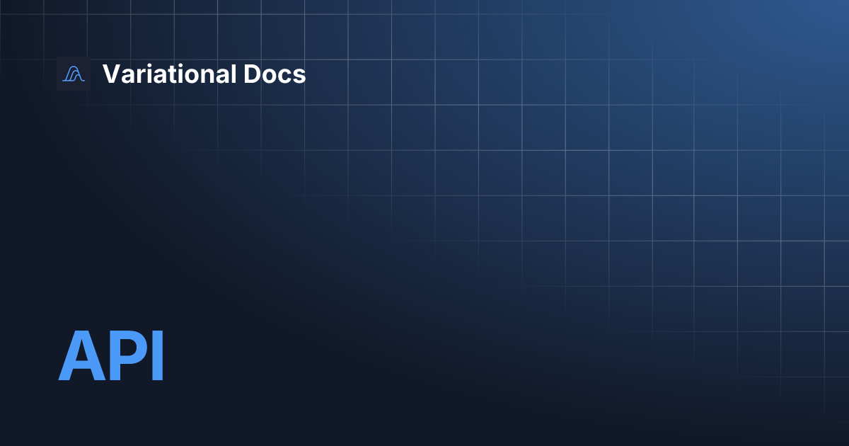 API | Variational Docs